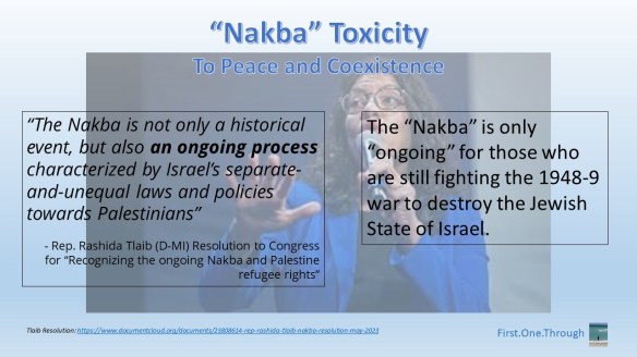 The Toxicity of The Latest “Nakba” Resolution | First One Through